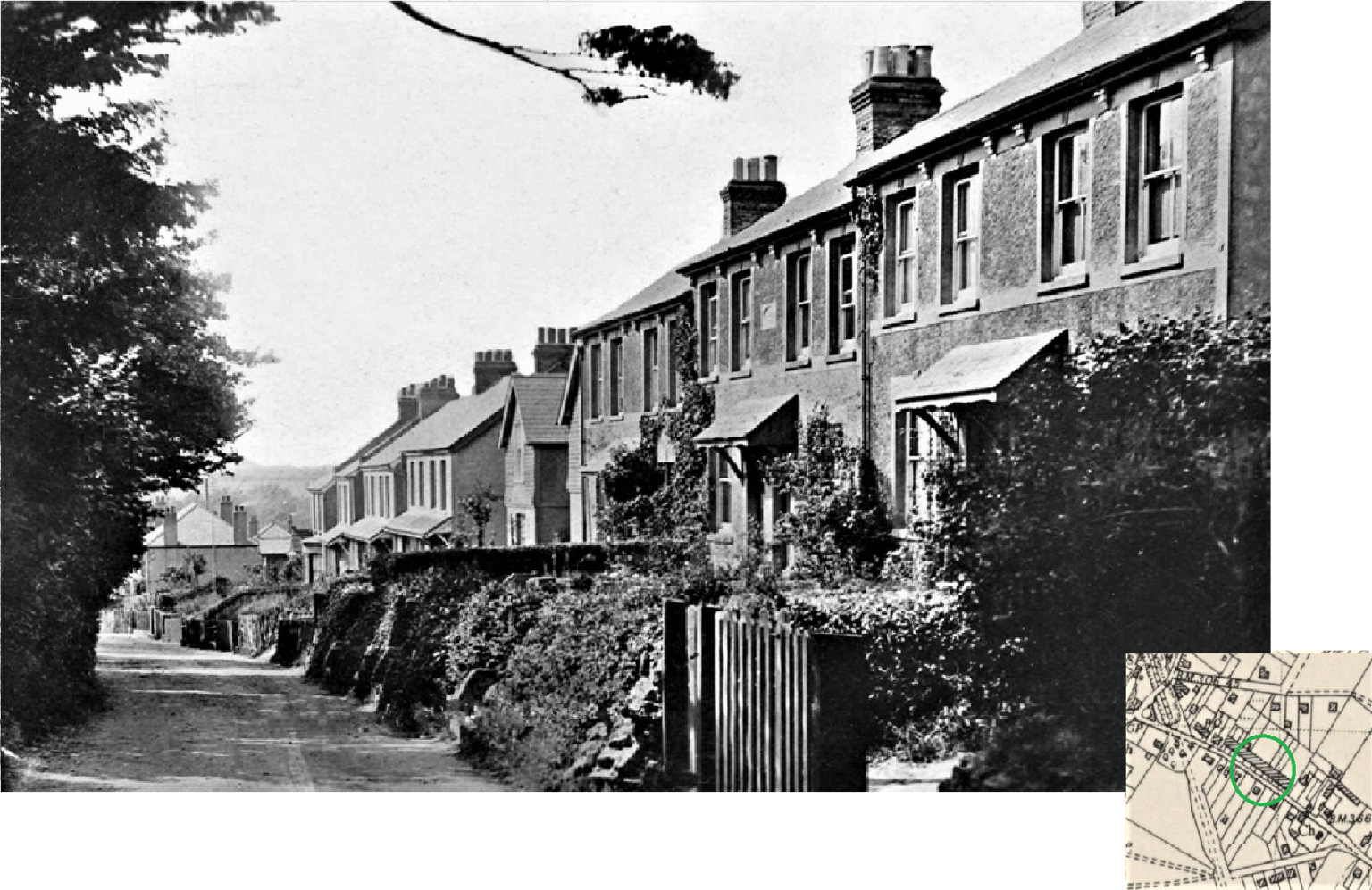 Hillside with map – Shepherdswell & Coldred History Society
